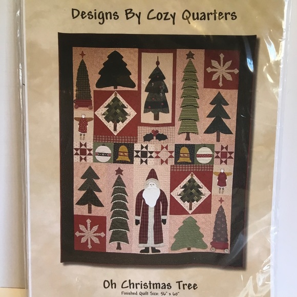 cozy quarter | Holiday | Oh Christmas Tree Quilt Pattern Designs By ...
